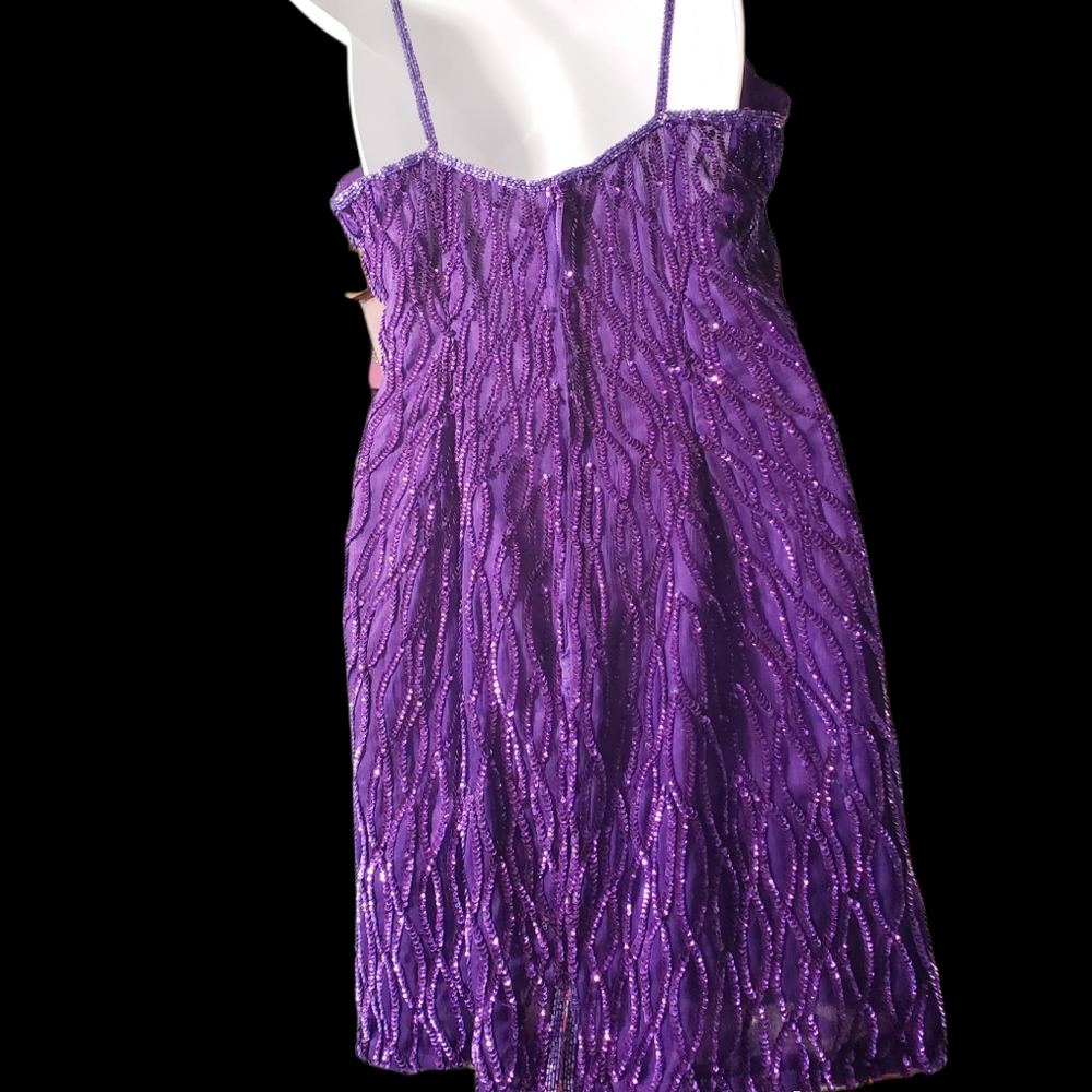 Mark & John Purple Sequin Dress - Gem